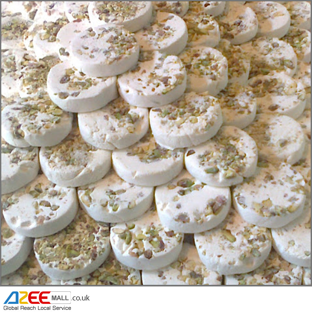 Gaz Candy Nougat with 18% Pistachio (In Wheat Flour), 450g – AZeeMall
